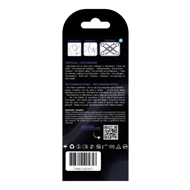 Uniq Oral Love Condom Dental Dams ️ WorldCondoms