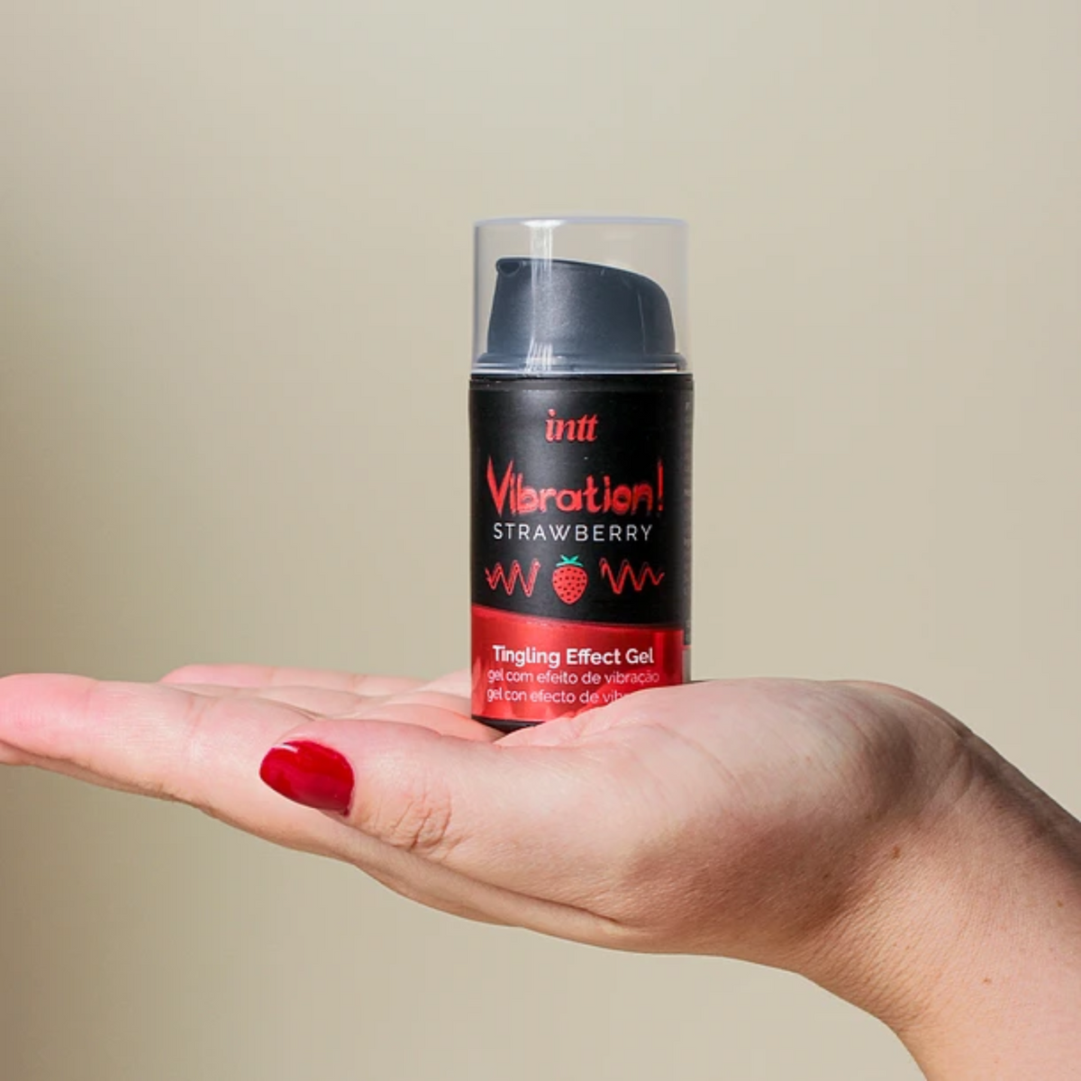intt Strawberry Liquid Vibration ️ WorldCondoms